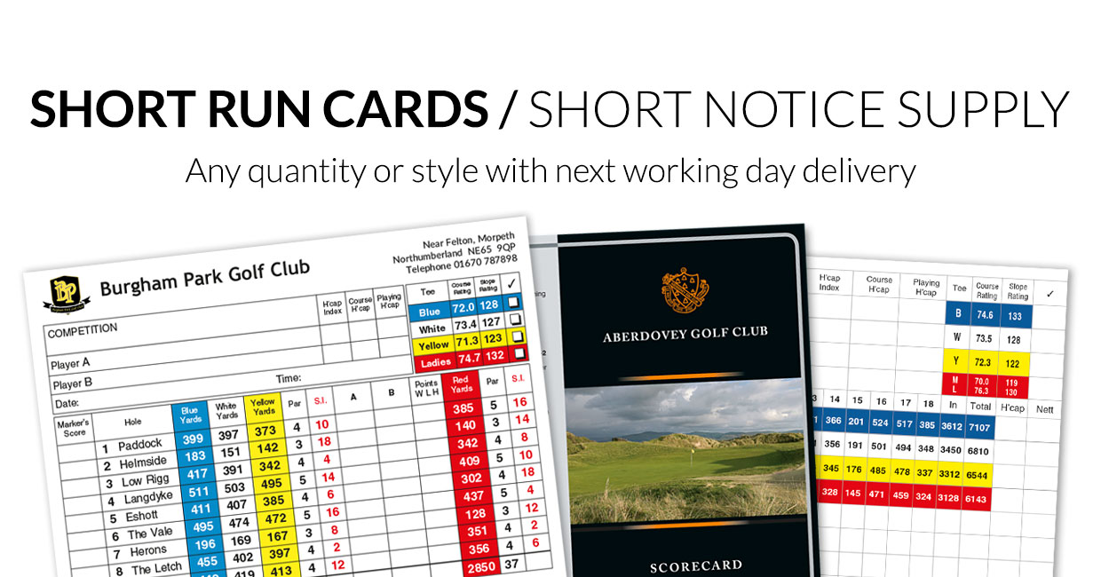K&M Golf | Golf Scorecards, Yardage Guides, Fixture / Diary Books ...